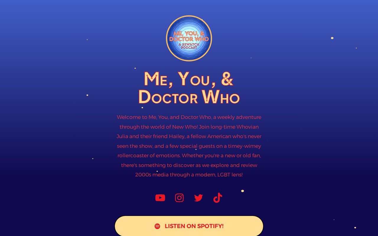 Me You & Doctor Who: A Rewatch Podcast